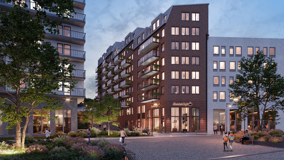 Nya bostadsrätter i Nacka, Elverkshuset – nära city och natur | OBOS